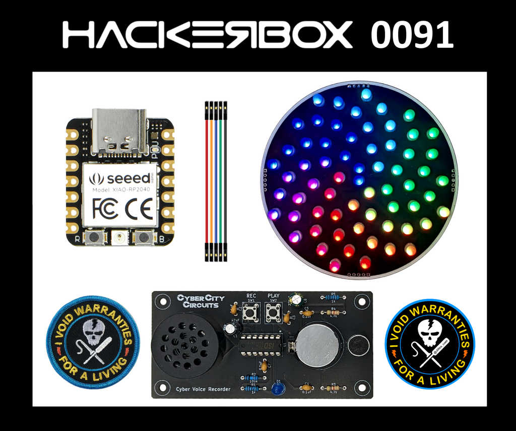 HackerBox #0091 - Fibonacci – HackerBoxes