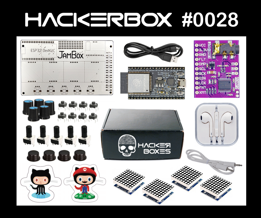 HackerBox #0028 - JamBox – HackerBoxes