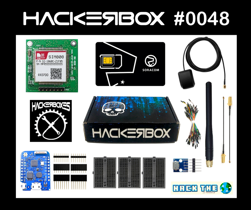 HackerBox #0048 - SIMSAT – HackerBoxes