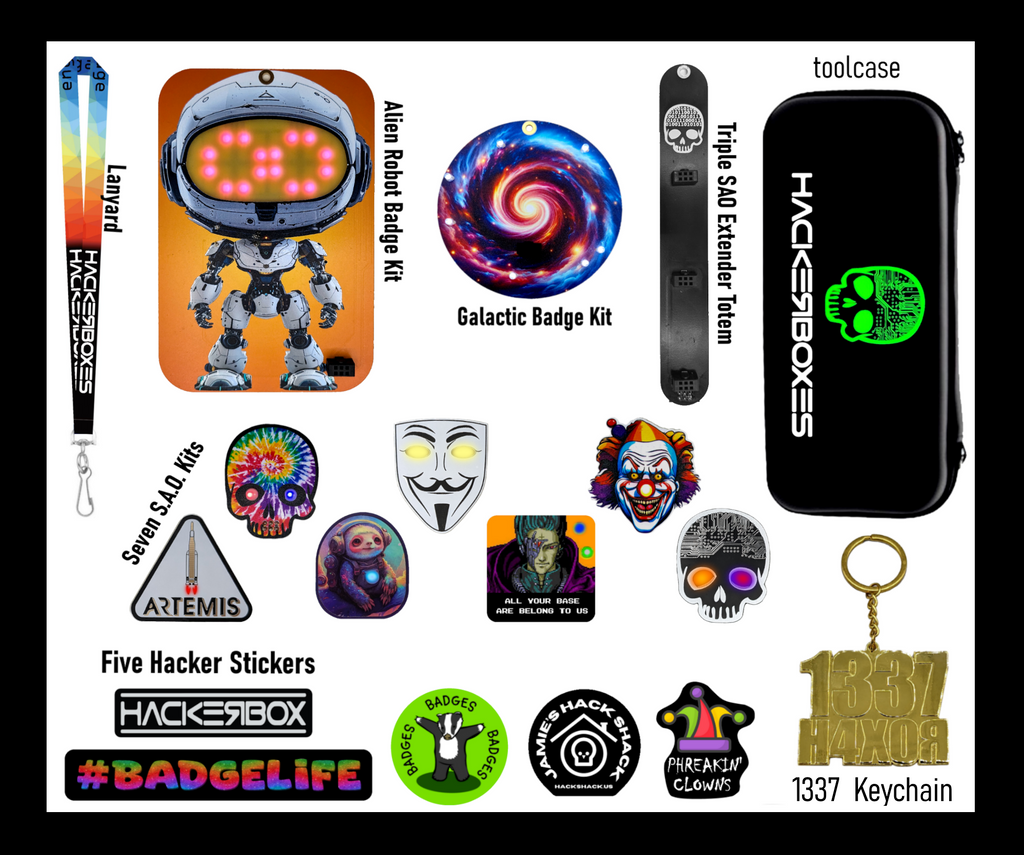 DC33 Badge Maker Workshop – HackerBoxes