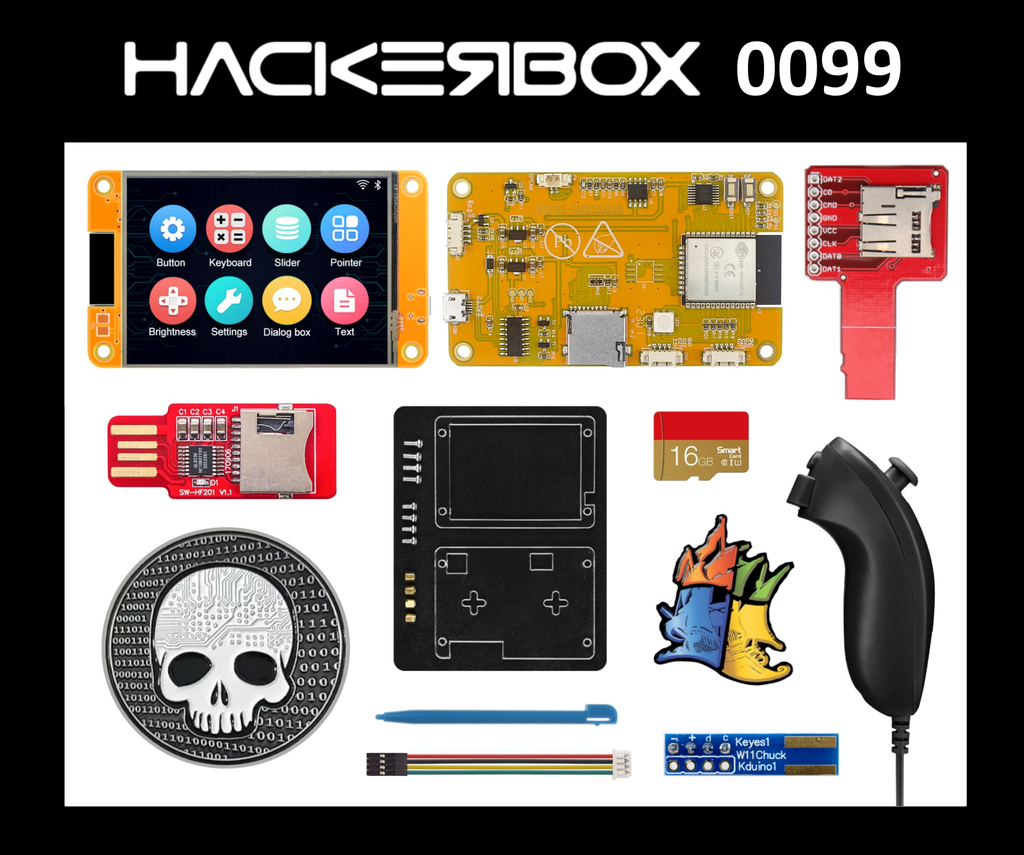 HackerBox #0099 - Neunundneunzig – HackerBoxes