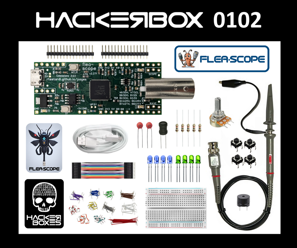 HackerBox #0102 - Flea-Scope – HackerBoxes