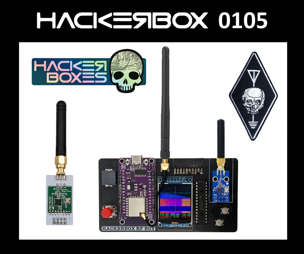 HackerBox #0105 - RF Boy – HackerBoxes