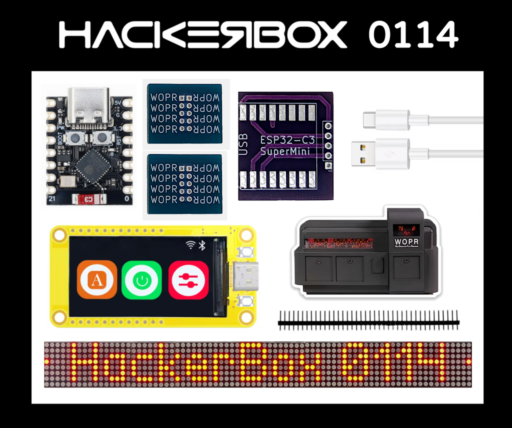 HackerBox #0114 - WOPR – HackerBoxes