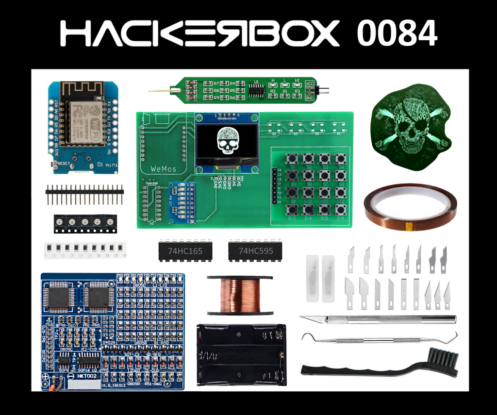 HackerBox #0084 - Rework – HackerBoxes