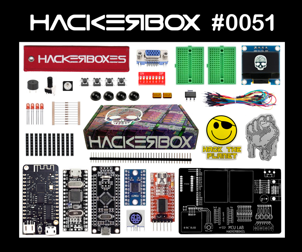 HackerBox #0051 - MCU Lab – HackerBoxes