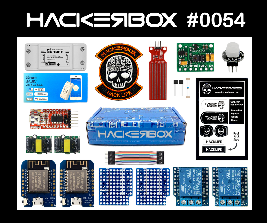 HackerBox #0054 - Smart Home – HackerBoxes