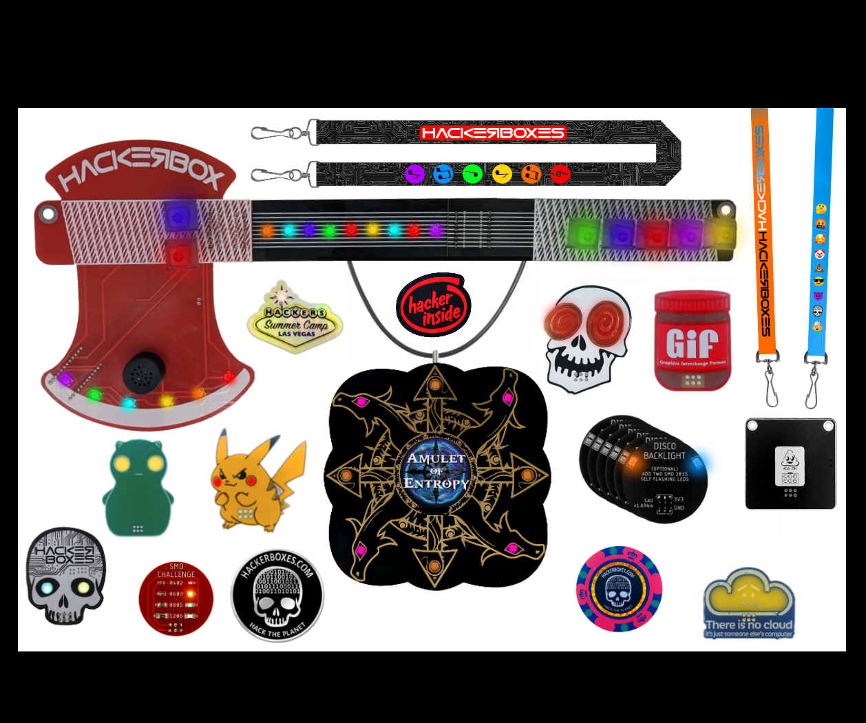 DC30 Badge Bundle – HackerBoxes